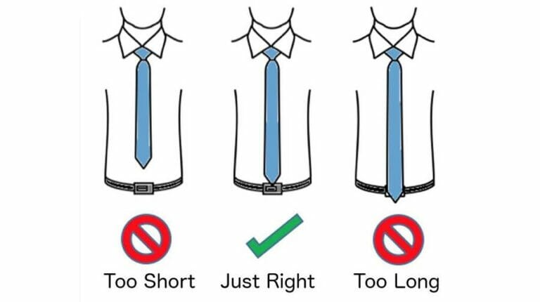 How Long Should a Tie be? Proper Tie Length Explained with Chart How Long Should a Tie be? Proper Tie Length Explained with Chart